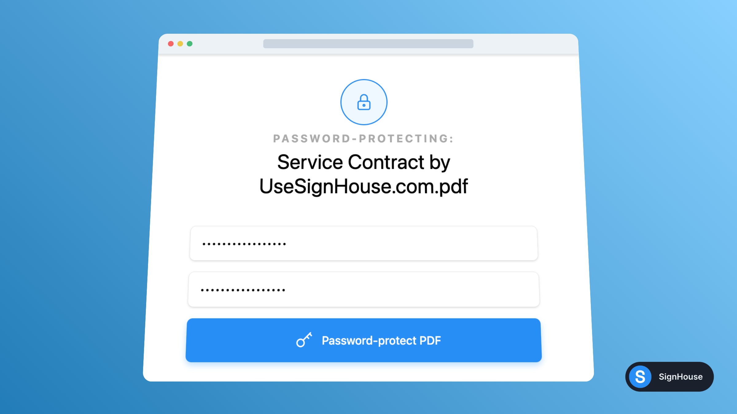 How To Password Protect A PDF 2024 SignHouse